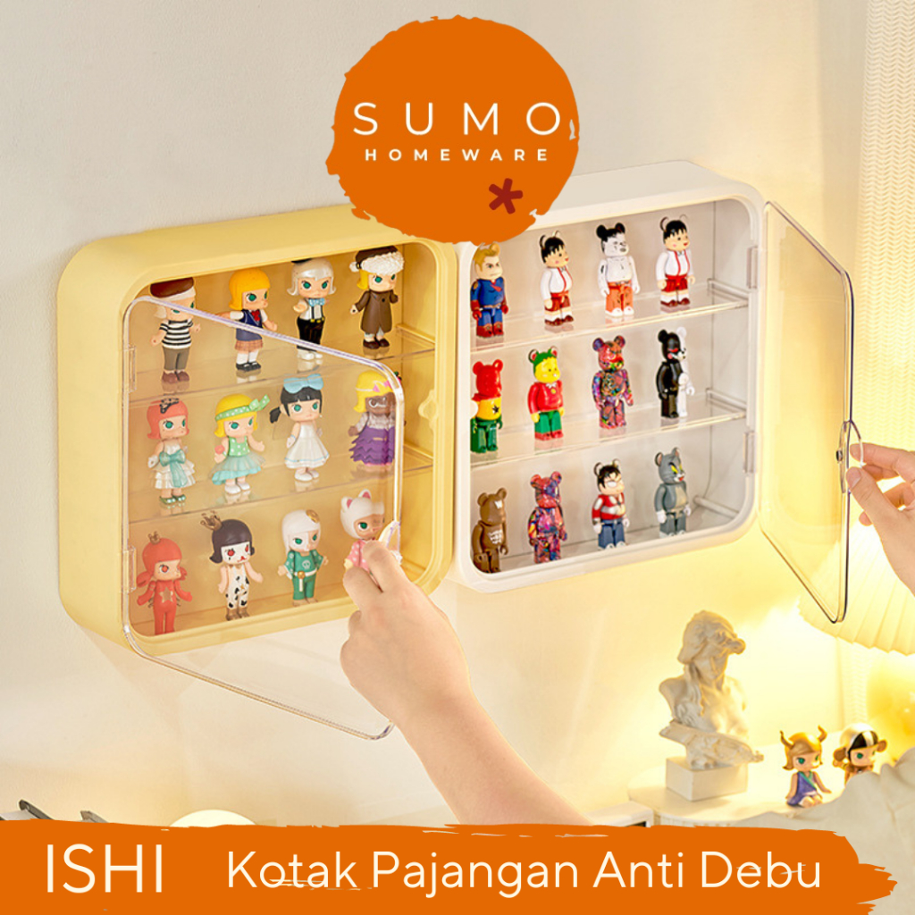 Jual |SUMO| ISHI Box Organiser Hotwheels Simple Rak Display Figurine ...
