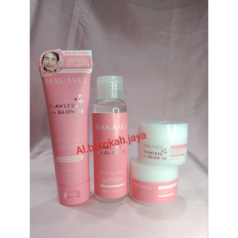 Jual Hanasui Flawless Glow 10 | Rangkaian Paket Glowing | Shopee Indonesia