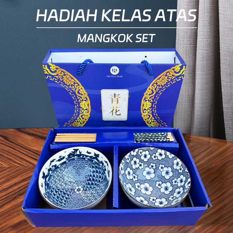 Jual Mangkok set premium peralatan makan porselen /Mangkok set keramik ...