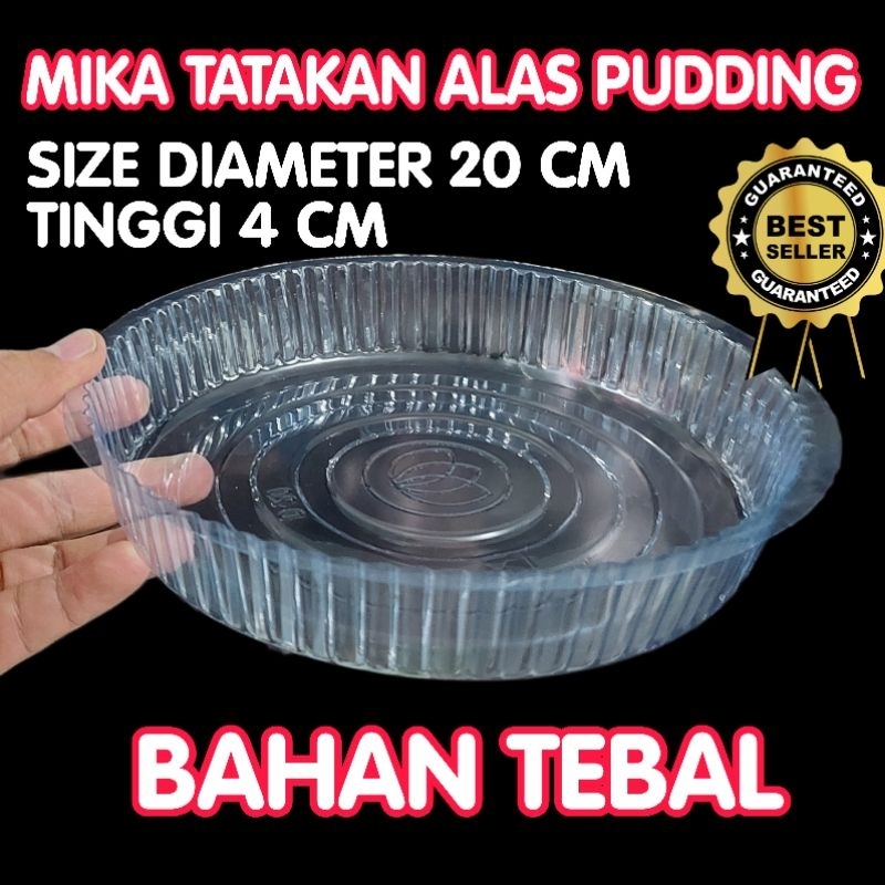Jual READY MIKA BULAT 20 CM TATAKAN ALAS PUDDING PUDING KUE BOLU ...