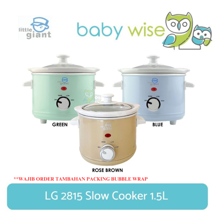 Jual Little Giant LG 2815 Slow Cooker 1.5L - Alat Masak Makanan MPASI ...