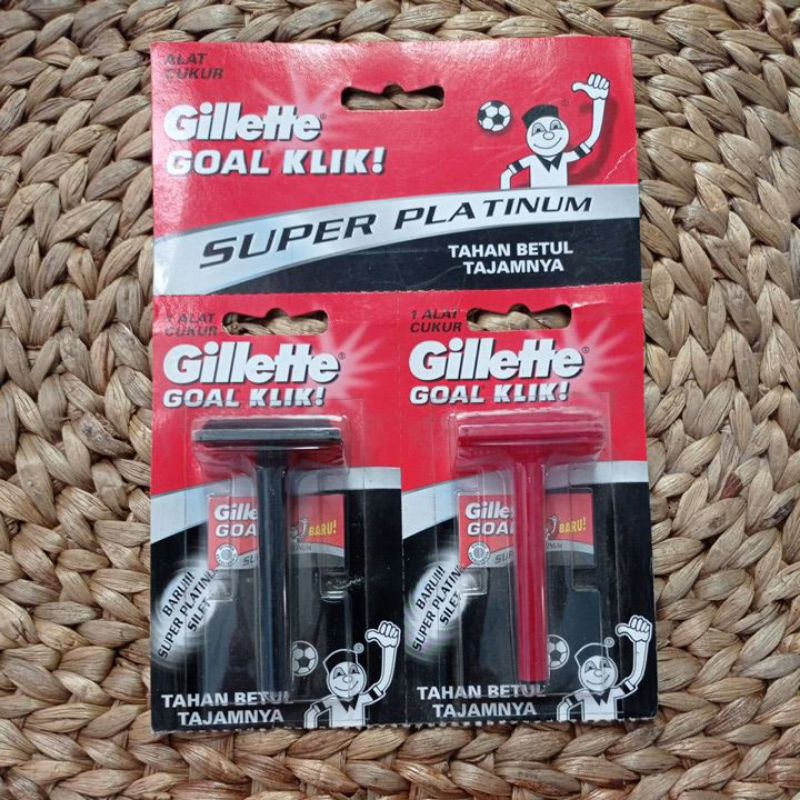 Jual GILLETTE GOAL KLIK! ALAT CUKUR + PISAU ISI 1 PCS | Shopee Indonesia