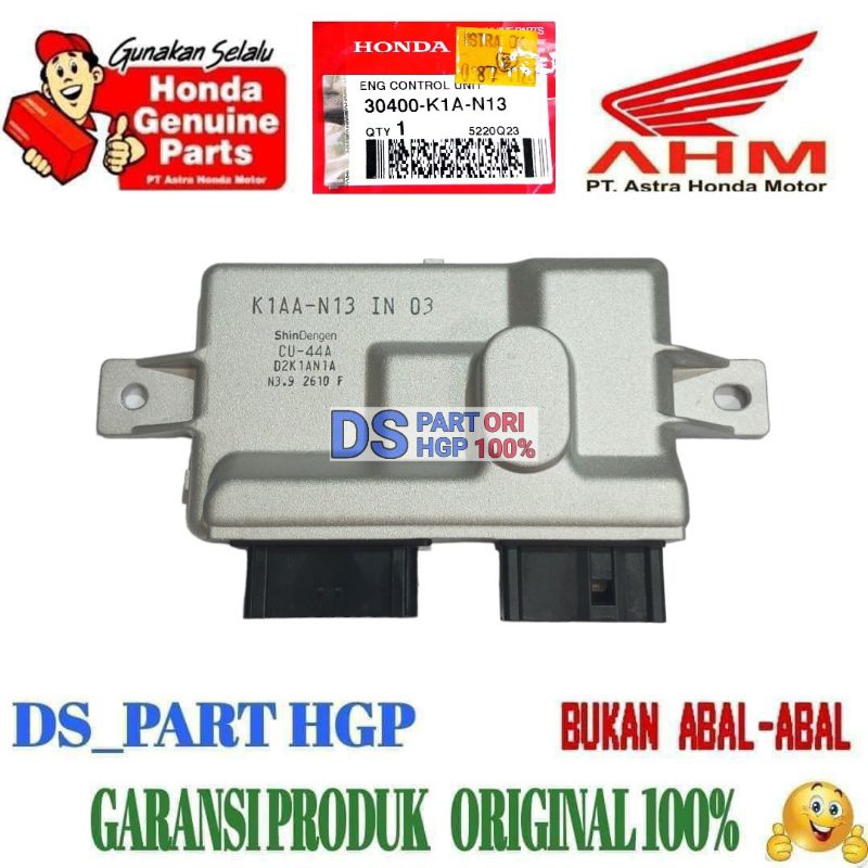 Jual HGP 30400-K1A-N13 Ecm Ecu Beat LED Deluxe K1A CBS ISS Idling Stop | Shopee Indonesia