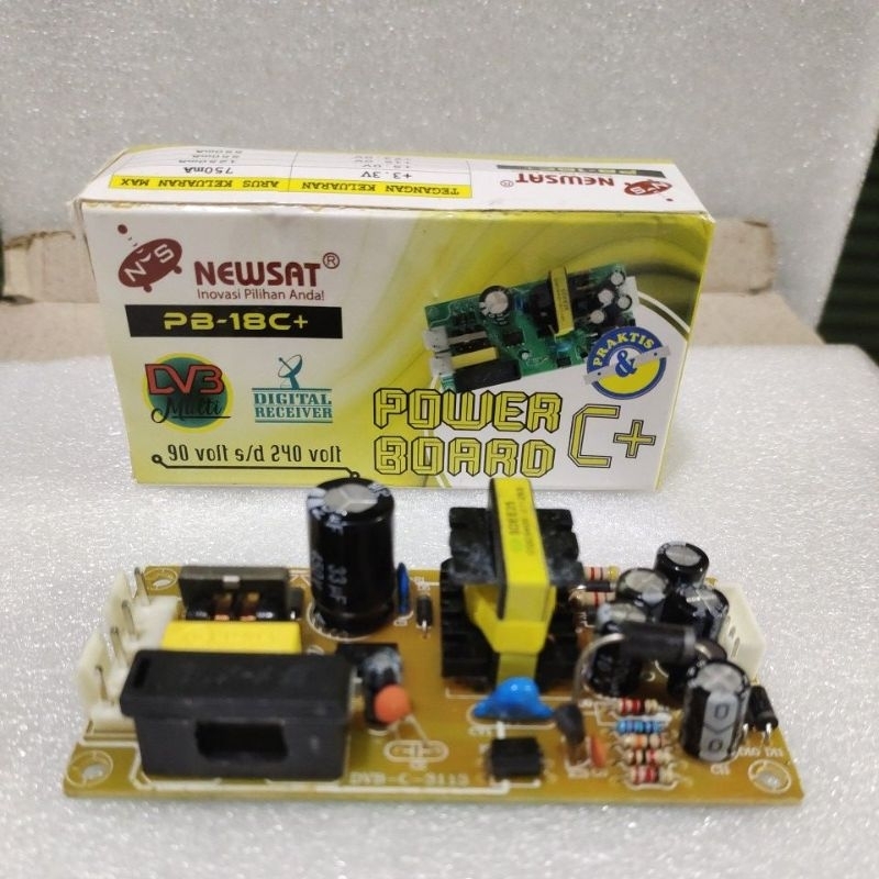 Jual Regulator power supply DVB parabola/pcb power board DVB receiver ...