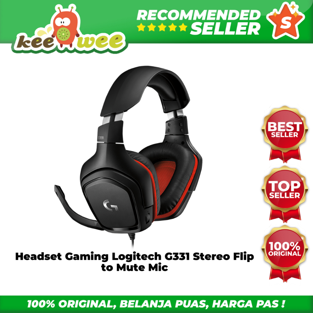 Jual Headset Gaming Logitech G331 Stereo Flip to Mute Mic | Shopee Indonesia