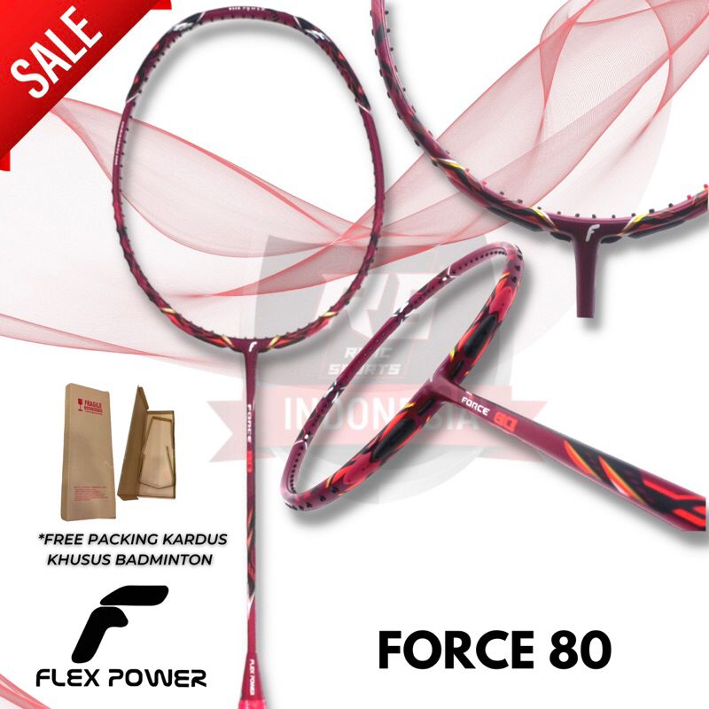 Jual Raket Badminton FLEX POWER FORCE 80 II ORIGINAL BARANG LANGKA ...
