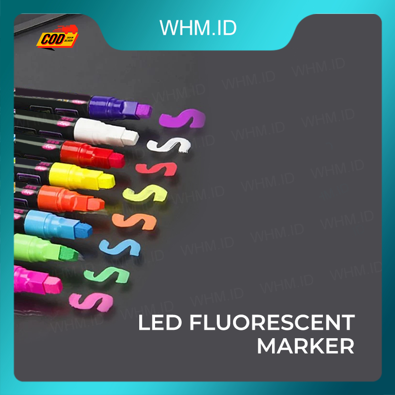 Jual SPIDOL PAPAN TULIS LED 7MM 8PCS / SPIDOL KAPUR CAIR | Shopee Indonesia
