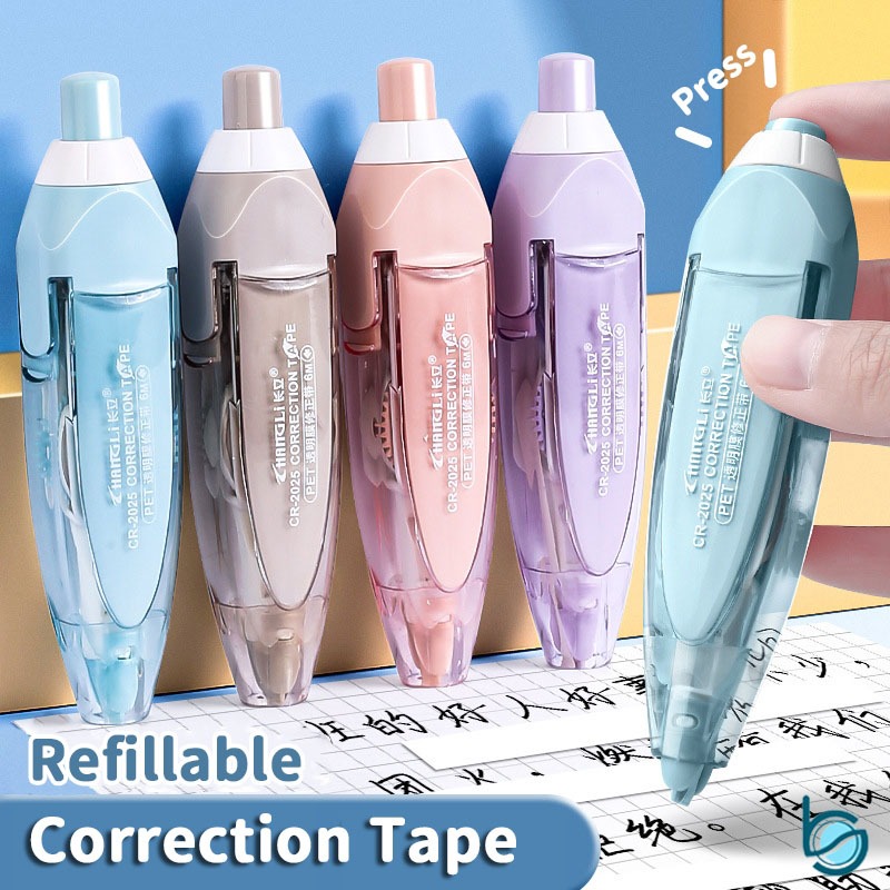 Jual Correction Tape/Tipex Kertas 6M Aesthetic Push Correction Tape ...