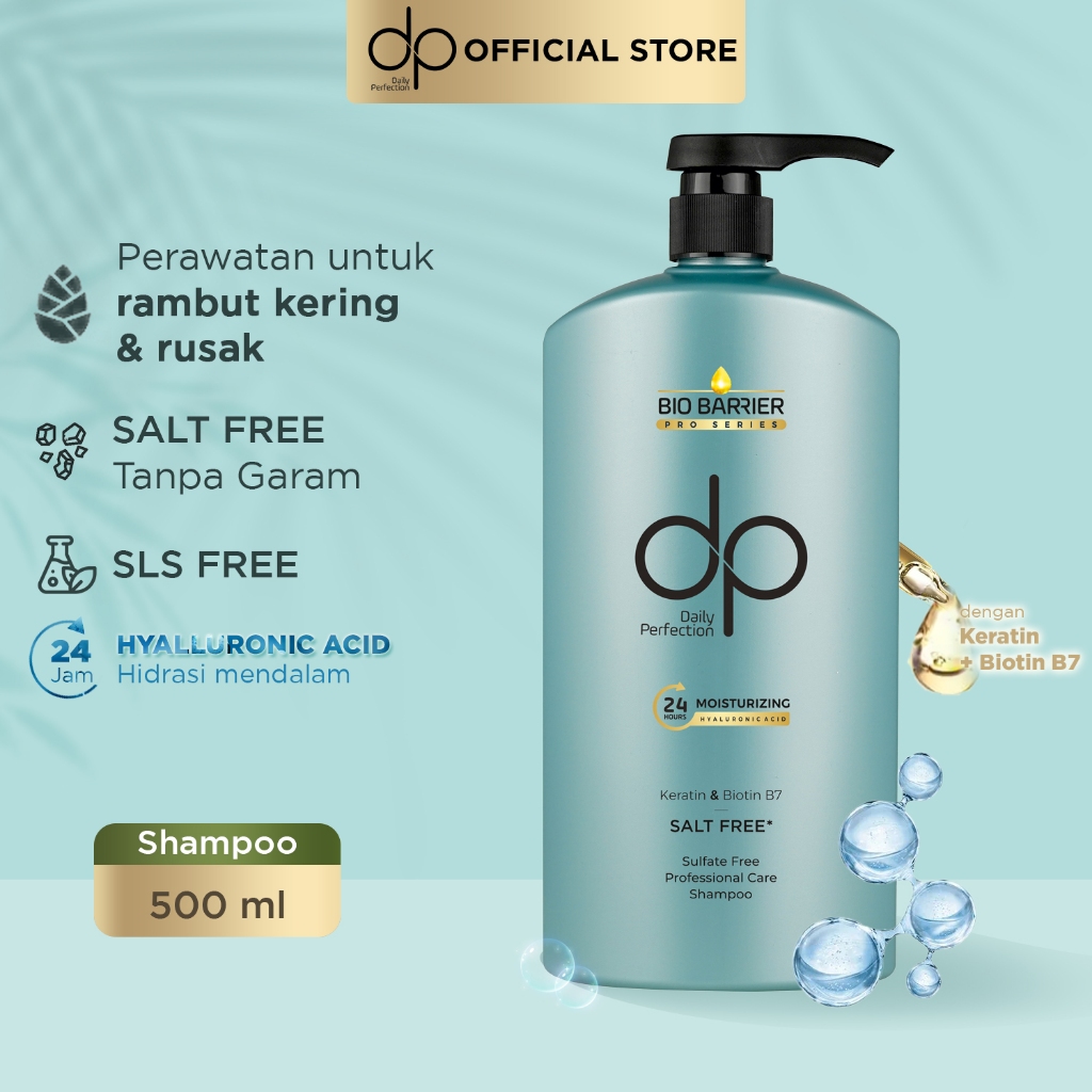 Jual DP Daily Perfection BIO BARRIER Shampoo Moisturizing 500 ml - Salt ...