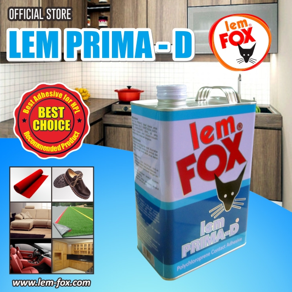 Jual Lem Fox Prima D Gallon 2.5 kg / Lem Kuning | Shopee Indonesia