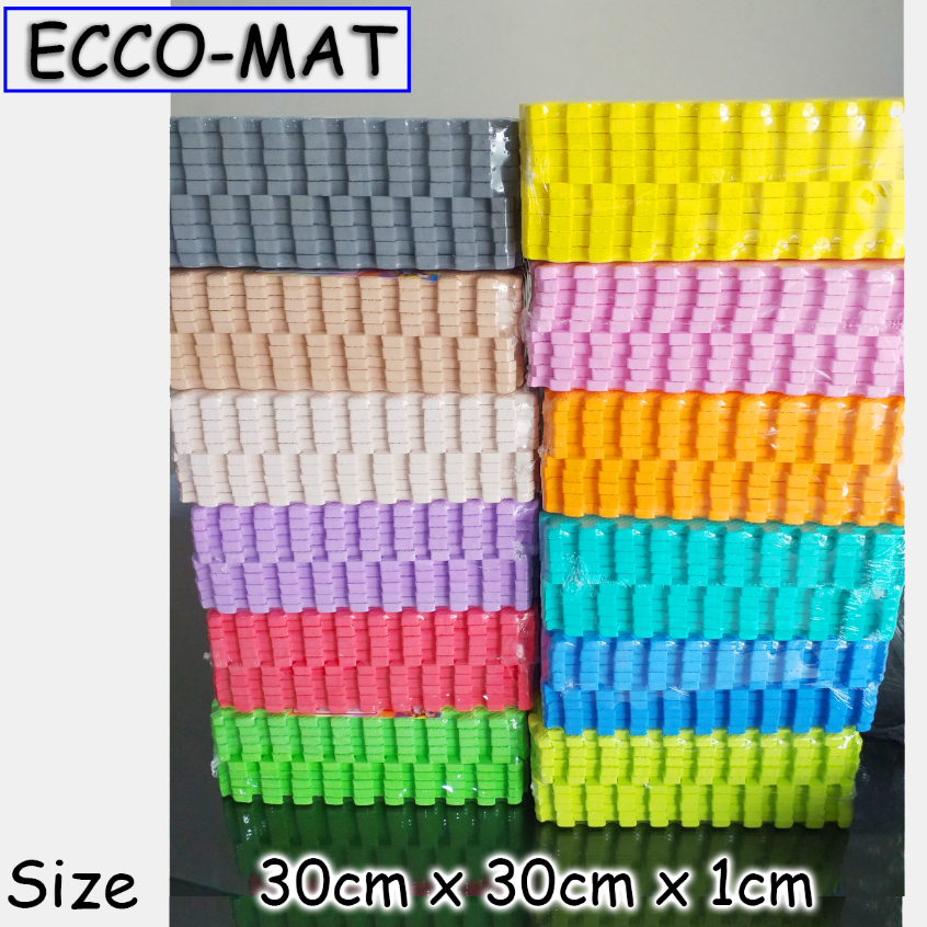 Jual Karpet Matras Puzzle 30x30x1 Abjad Angka Polos Matras Alas Bermain ...