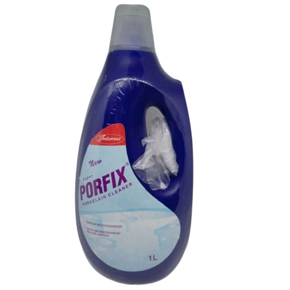 Jual Pembersih Porselen / Keramik / Toilet Anti Bakteri PORFIX 1L Murah ...