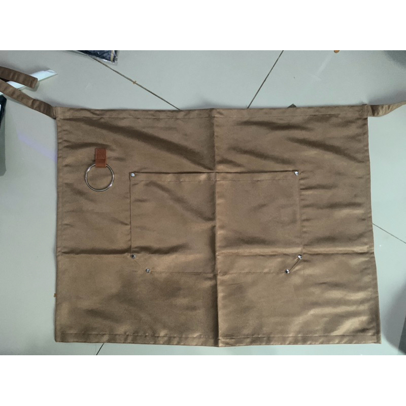 Jual Apron Waiters Suede Apron Mini Celemek Setengah Badan | Shopee ...