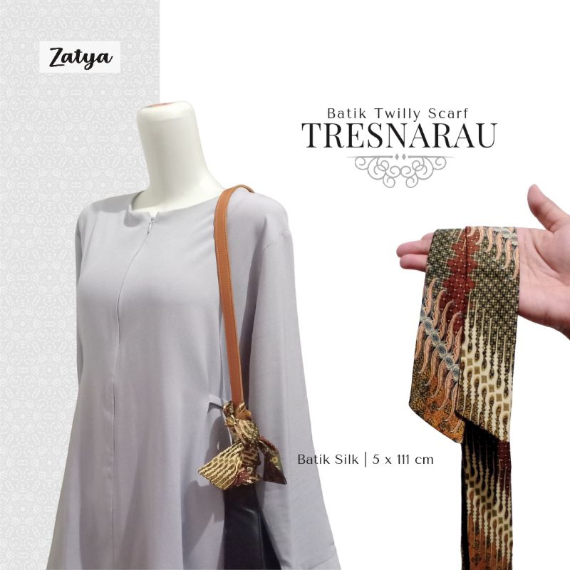 Jual Twilly Batik Scarf by Zatya | Shopee Indonesia