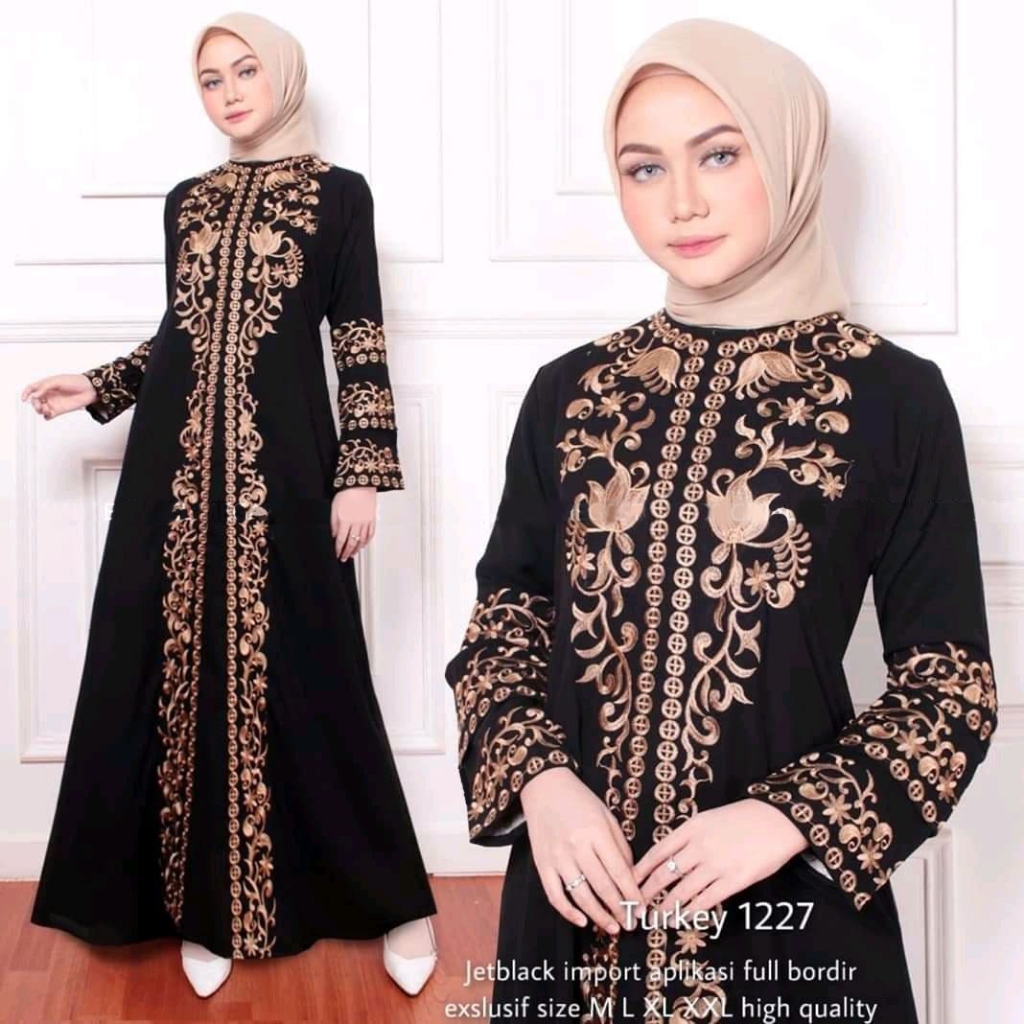 Jual Baju Gamis Abaya Turkey Wanita Terbaru Lebaran Hut kemerdekaan Ri ...