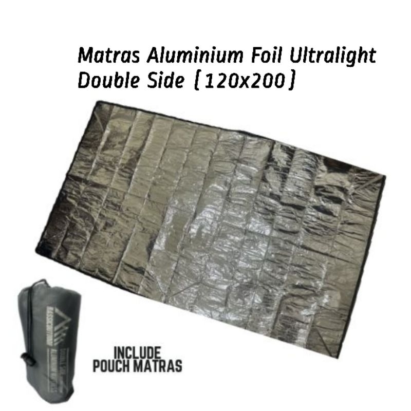 Jual Matras Camping Alumunium Foil Ultralight Double Side Matras Gunung ...