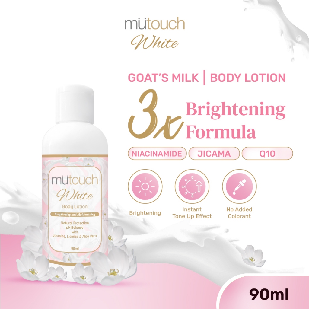Jual Mutouch White Body Lotion Brightening and Moisturizing 90ml ...