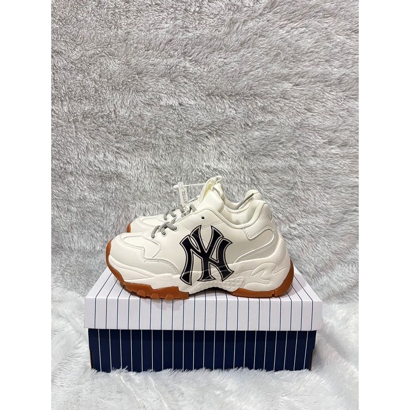 Jual Sepatu Sneakers MLB Bigball Chunky New York Beige Gum Women ...