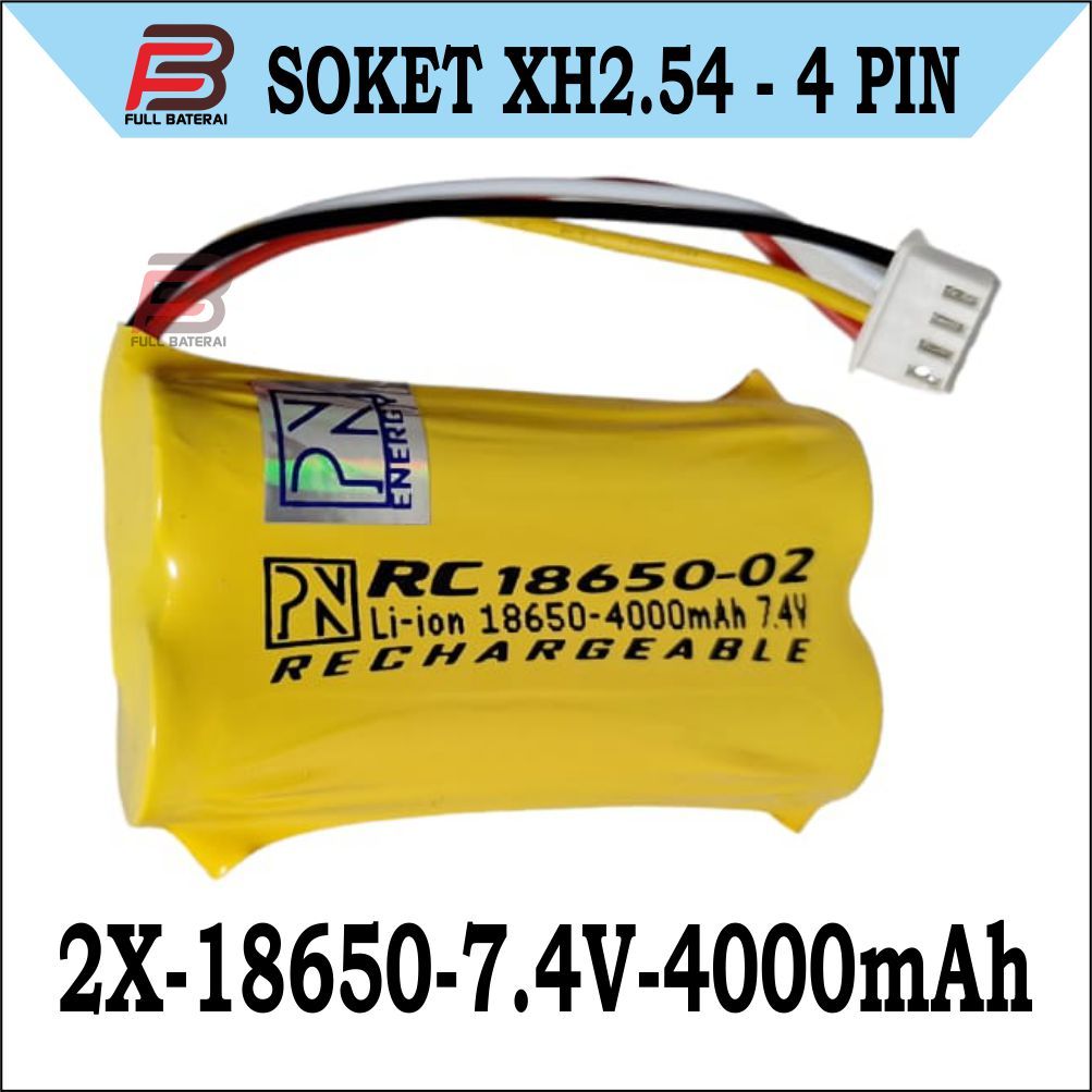 Jual Baterai Mainan,RC,Speaker,Elektronik Lainnya Li-ion 2x 18650 7.4V ...