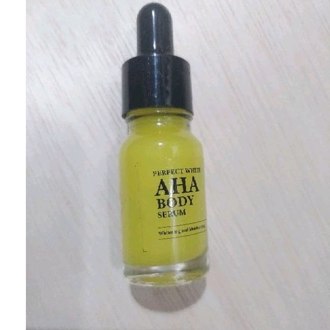 Jual PERFECT WHITE AHA Body Serum 10ML | Shopee Indonesia