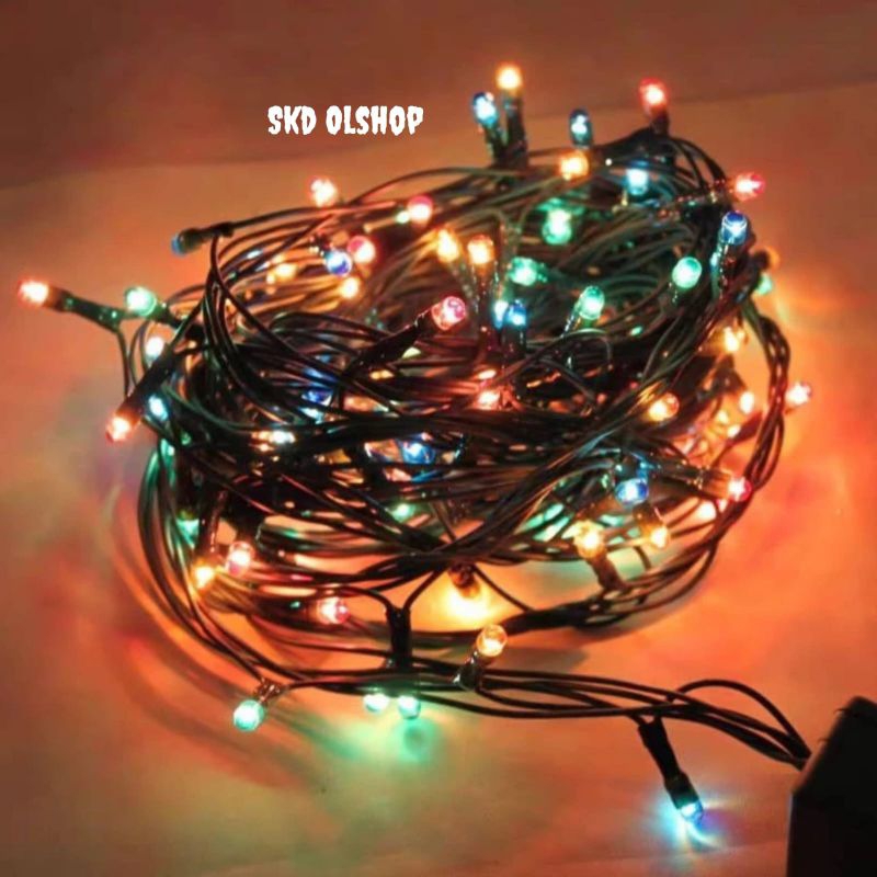 Jual Lampu Natal LED / tumblr Light lampu Hias LED 220V 10 Meter ...