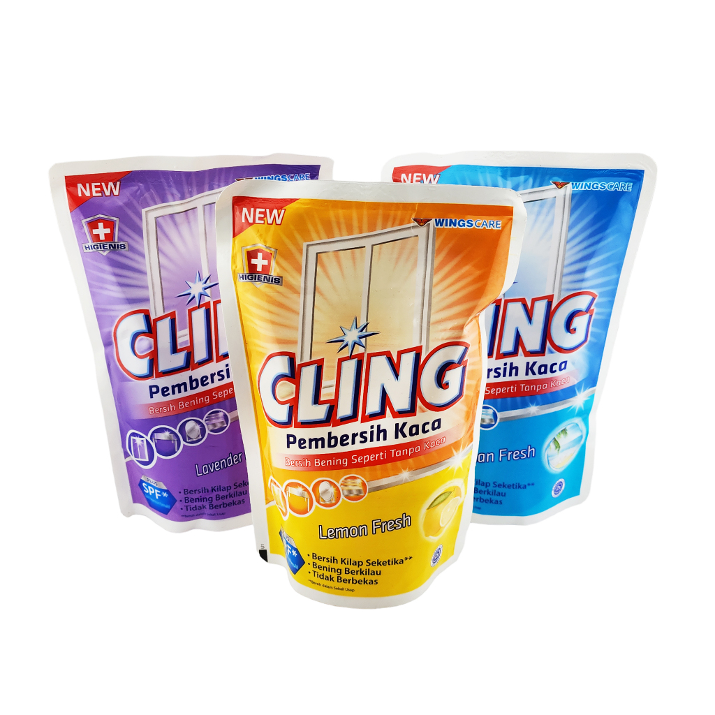 Jual Cling Pembersih Kaca POUCH - Netto 425 | Shopee Indonesia