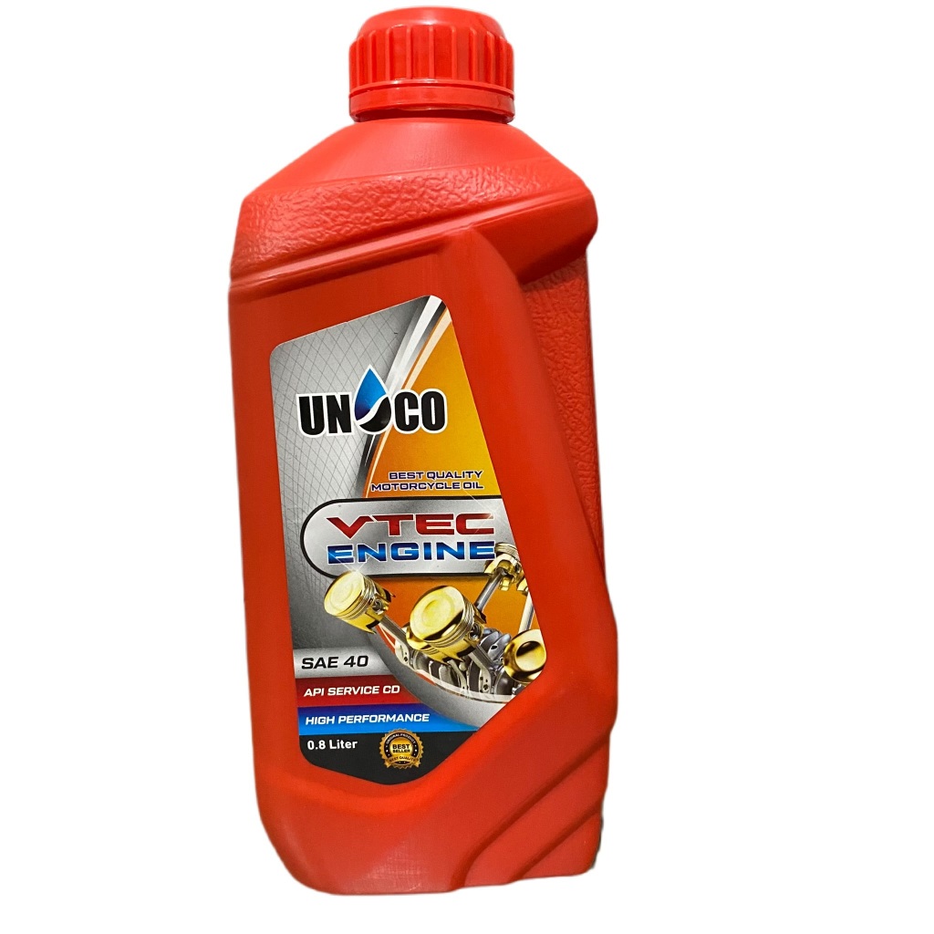 Jual Oli Motor Unoco VTEC Engine SAE 40 (0,8L) | Shopee Indonesia