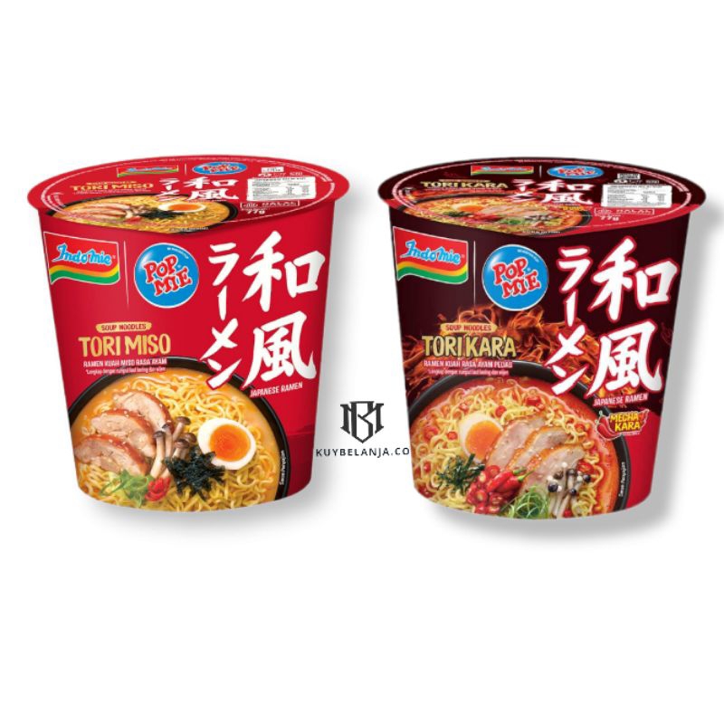 Jual Indomie Pop mie Soup Noodles tori kara | Tori miso Cup 77 g ...