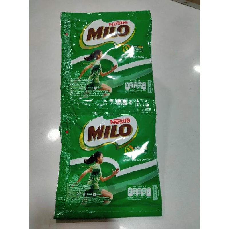 Jual Milo ACTIV-GO 22g 1 renceng isi 10 sachet | Shopee Indonesia
