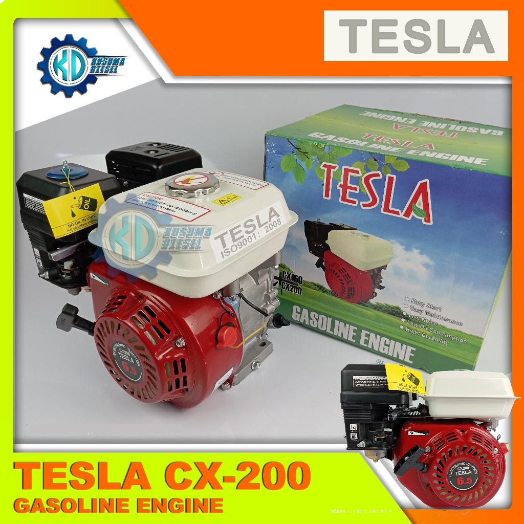 Jual MESIN PENGGERAK SERBAGUNA - TESLA CX200 - MODEL HONDA GX200 - 6,5 ...