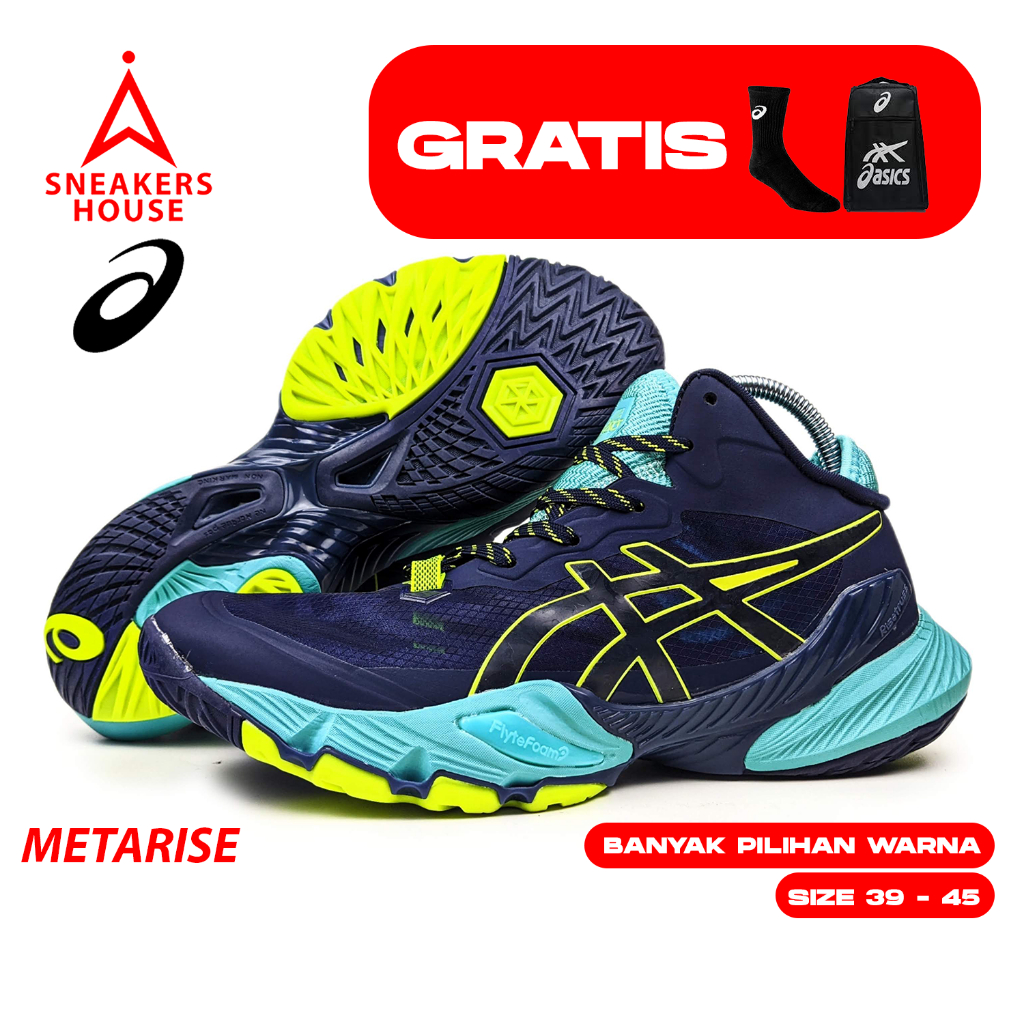 Jual Sepatu Volly Metarise Terbaru 2023 Sepatu Voly Import Premiumm ...