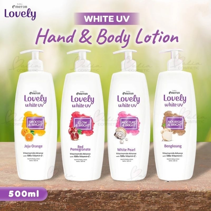 Jual EMERON LOVELY Hand & Body Lotion Smooth Bright Botol 500ML ...