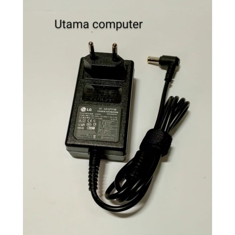 Jual adaptor TV monitor LCD LED LG 19v0.84A LED TV bulet jarum colokan ...