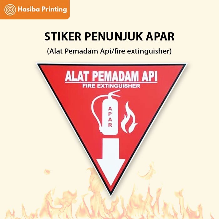 Jual Stiker Petunjuk APAR Alat Pemadam Api Ringan | Shopee Indonesia