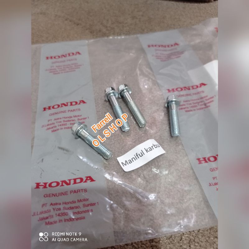 Jual Baut Baud Manipul Manifold Intake Karbu Honda Win Win100 Win 100 ...