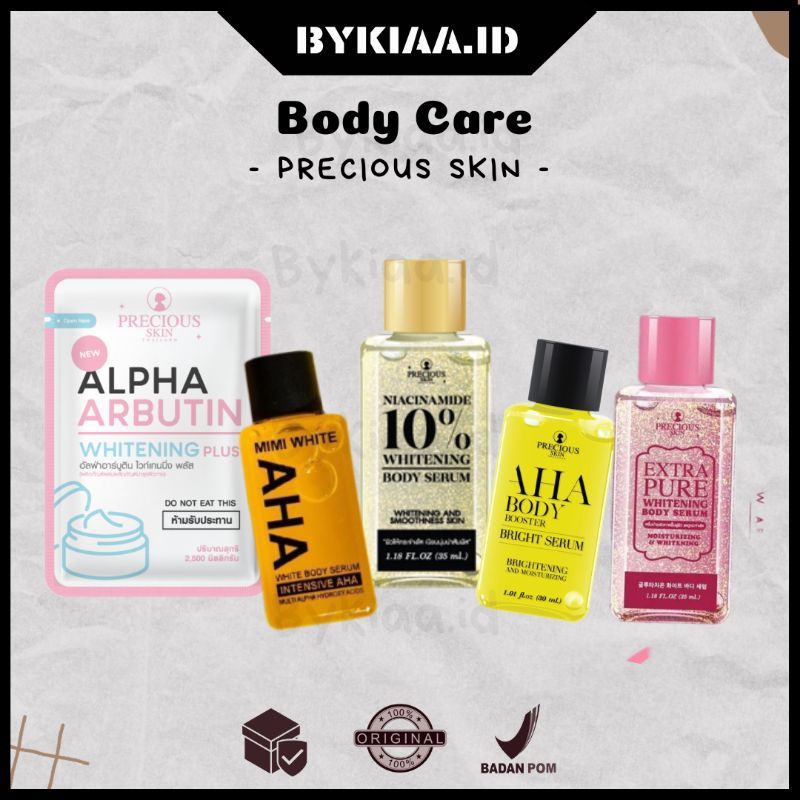 Jual Precious Skin - Niacinamide 10% Whitening Body Serum 35ml & AHA ...