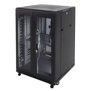 Jual INDORACK IR6020G CLOSE RACK 20U DEPTH 600MM GLASS DOOR - RACK ...