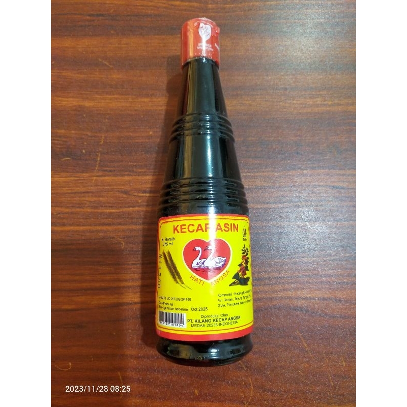 Jual KECAP ASIN CAP HATI DUA ANGSA 275 ml ( merah) | Shopee Indonesia