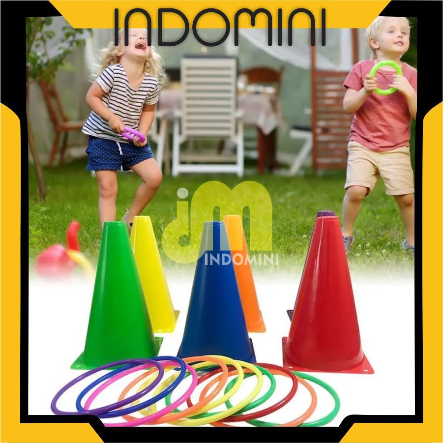 Jual INDOMINI CONE KERUCUT LATIHAN OLAHRAGA /CONE RINTANGAN/ LEMPAR ...