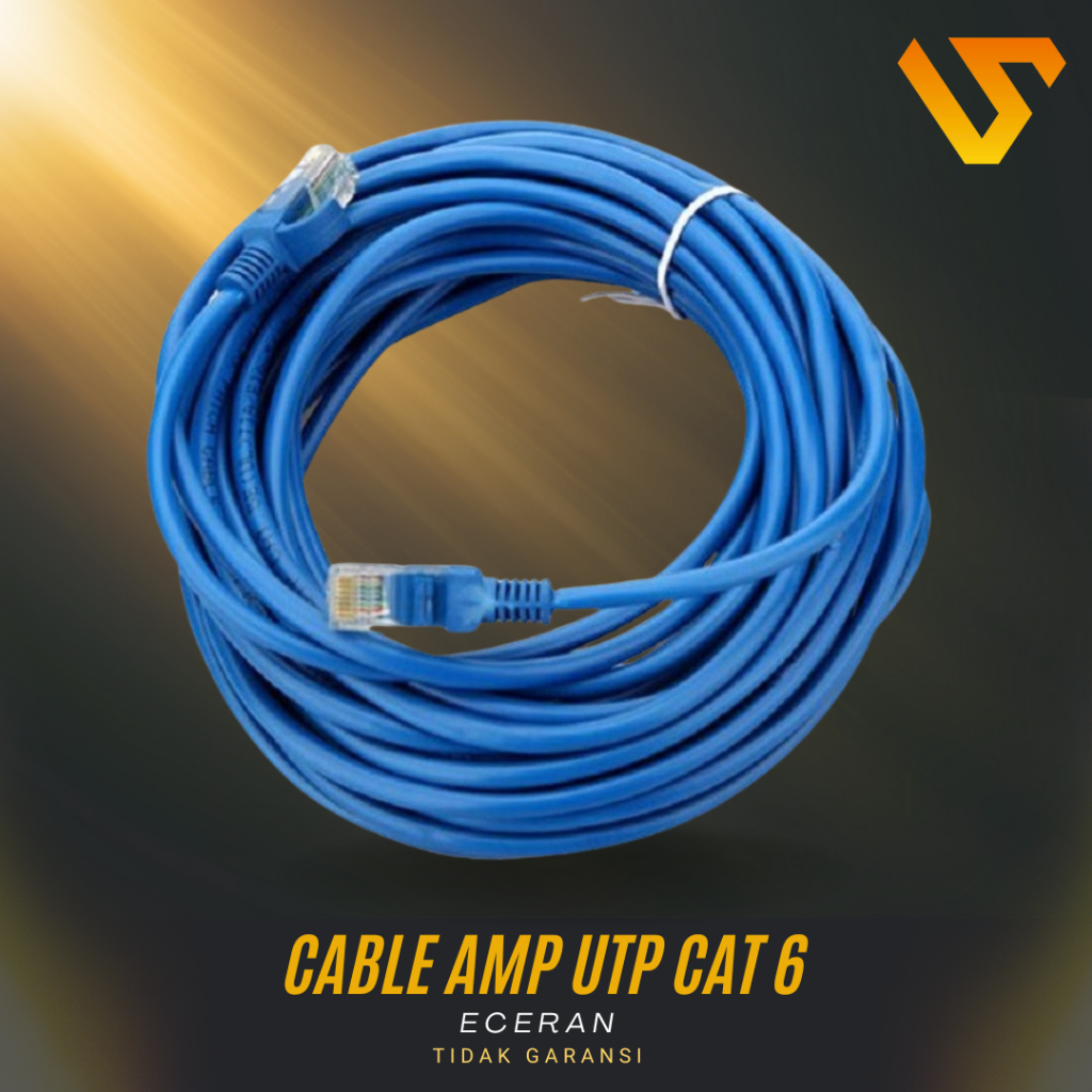 Jual Kabel AMP / Commscope UTP Cat 6 Cable 100 meter siap pakai ...
