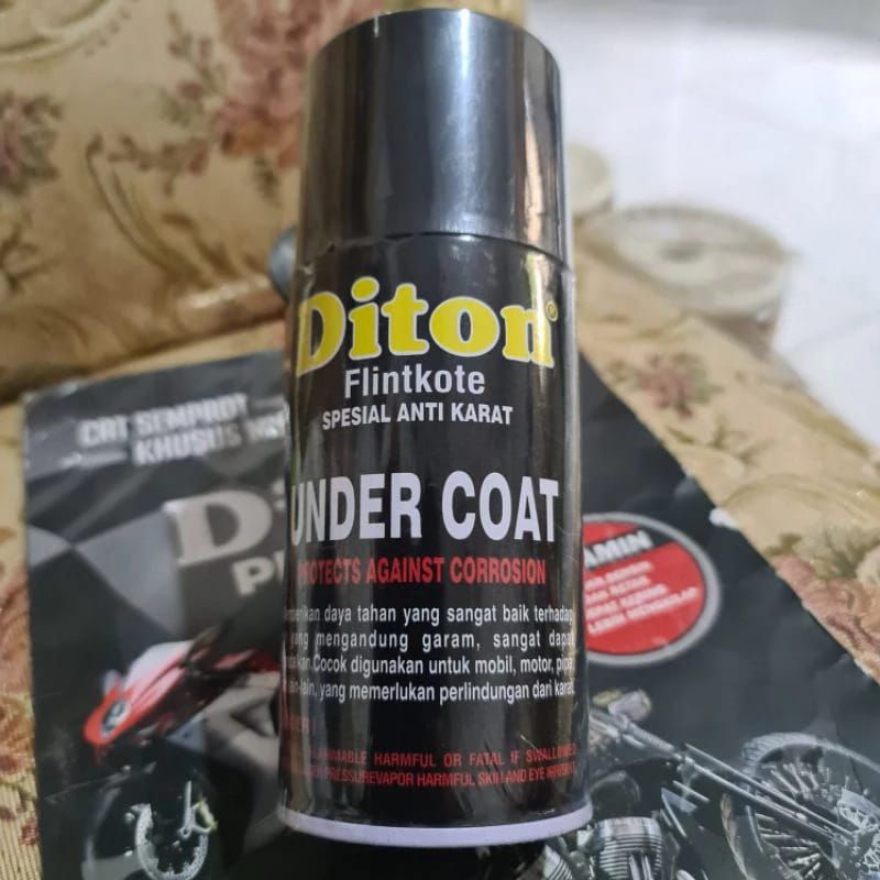 Jual CAT SEMPROT DITON FLINTKOTE ANTI KARAT 300cc | Shopee Indonesia