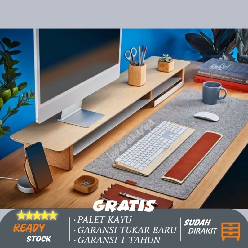 Jual Meja Monitor Komputer Desk Shelf Stand Monitor DS01 Tatakan ...