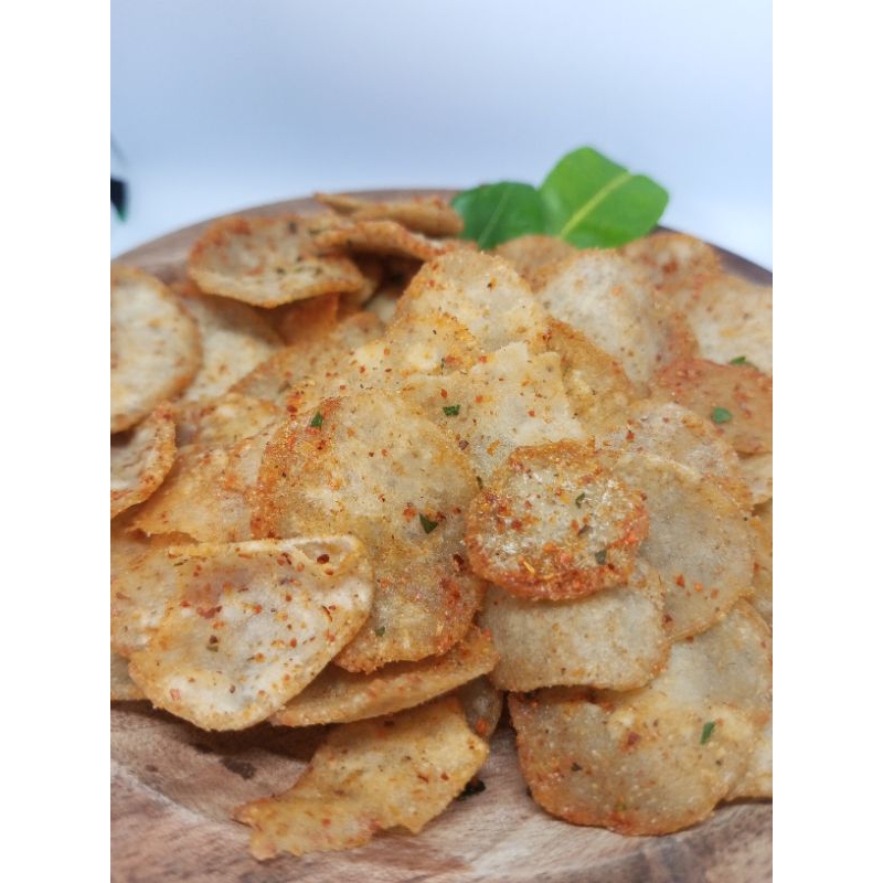 Jual Cemilan Moring (Cimol Kering) Pedas gurih daun jeruk 23Chip&Snack ...