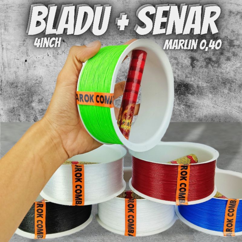 Jual Bladu/Gulungan Layangan + Senar kenur Marlin 0,40 (Packing Aman ...