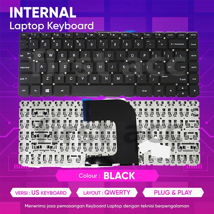 Jual Keyboard Laptop Hp 14-an004AU HP 14-an002ax Series 14 Inch ...
