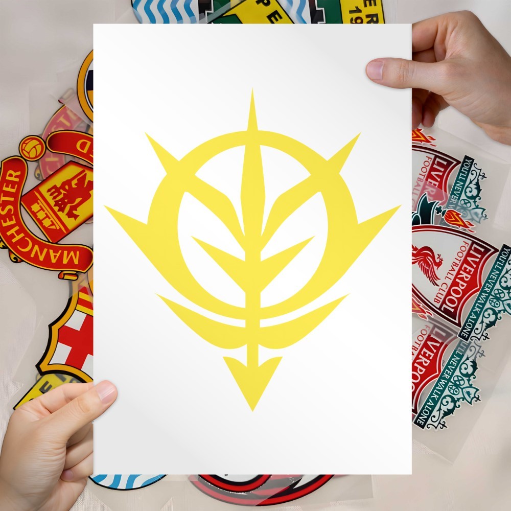 Jual Sablon Print DTF Digital Logo Anime Gundam Zeon Emblem Setrika ...