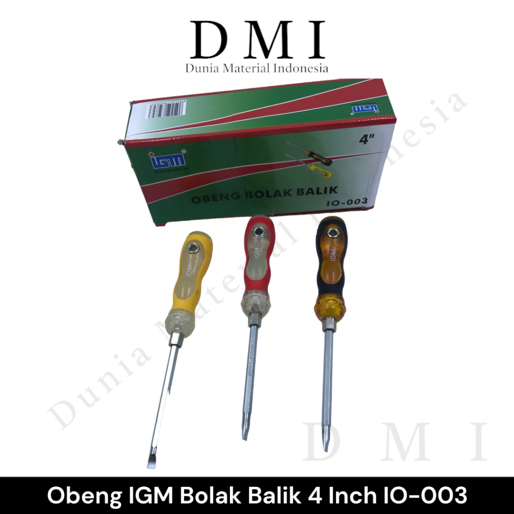 Jual Obeng IGM 4 Inch Bolak Balik IO-003 | Obeng Model Kacang 4" (1PC ...