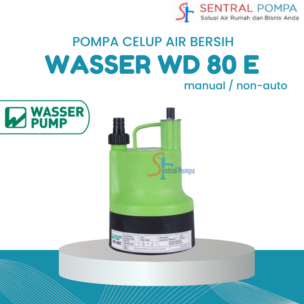 Jual Pompa Celup Watt Kecil Paling Murah 80 watt merk Wasser Pompa ...