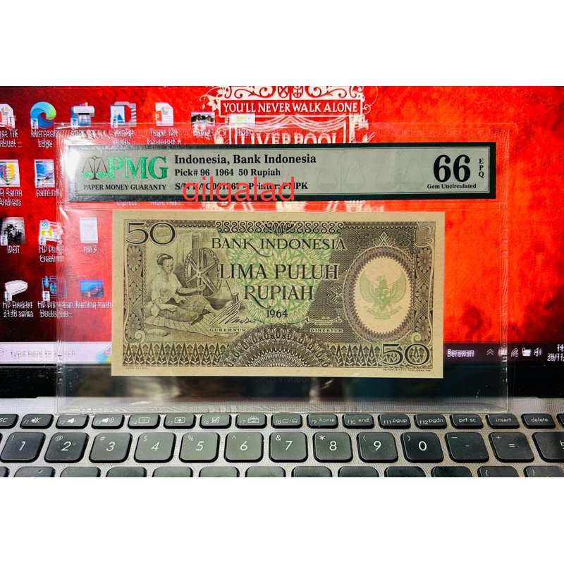Jual UANG KUNO 50 RUPIAH PEKERJA 1964 SERTIFIKASI PMG 66 EPQ | Shopee Indonesia