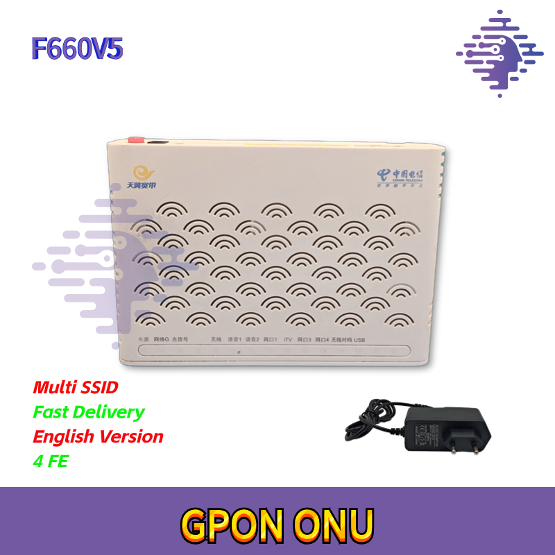 Jual ZTE ONT GPON F660 V5 English Firmware Version Bekas | Shopee Indonesia